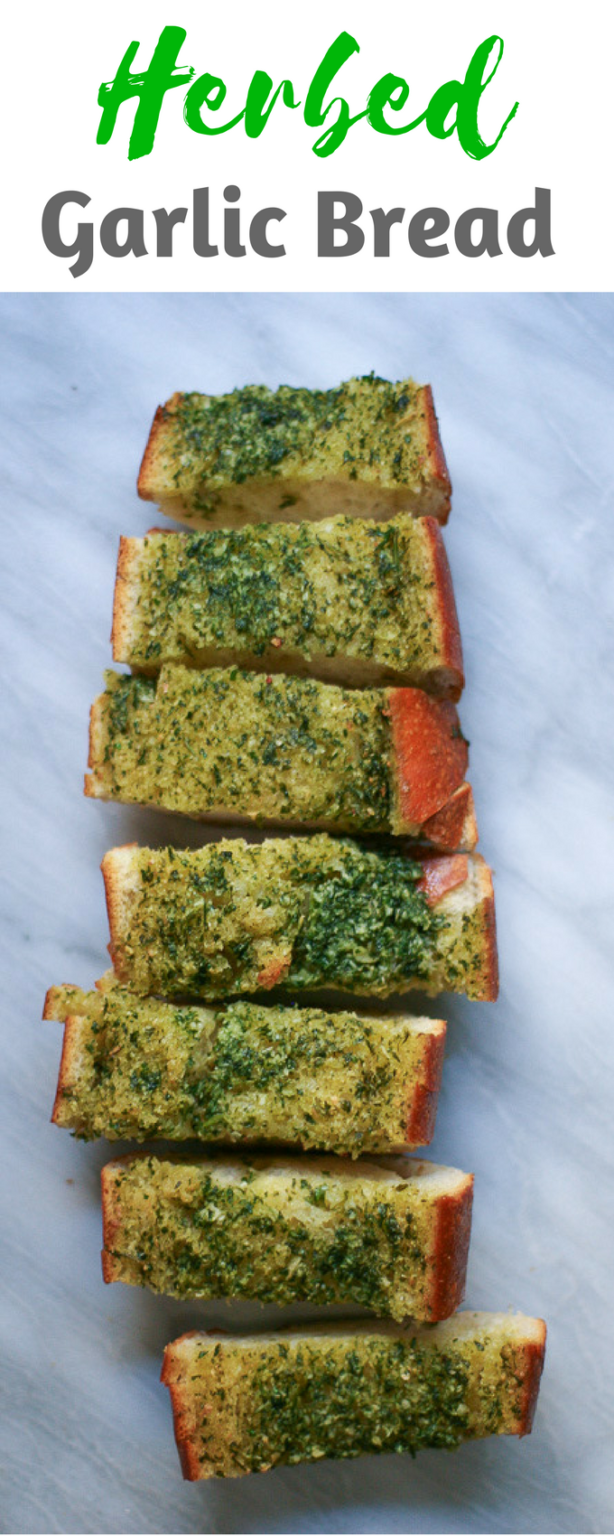 Garlic Bread With Herbs - Happily From Scratch
