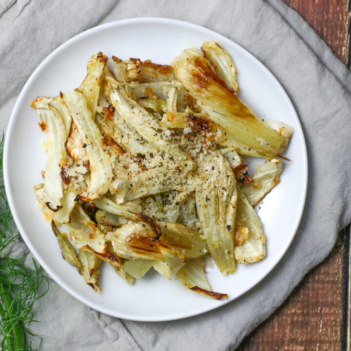 Parmesan Roasted Fennel - Happily From Scratch